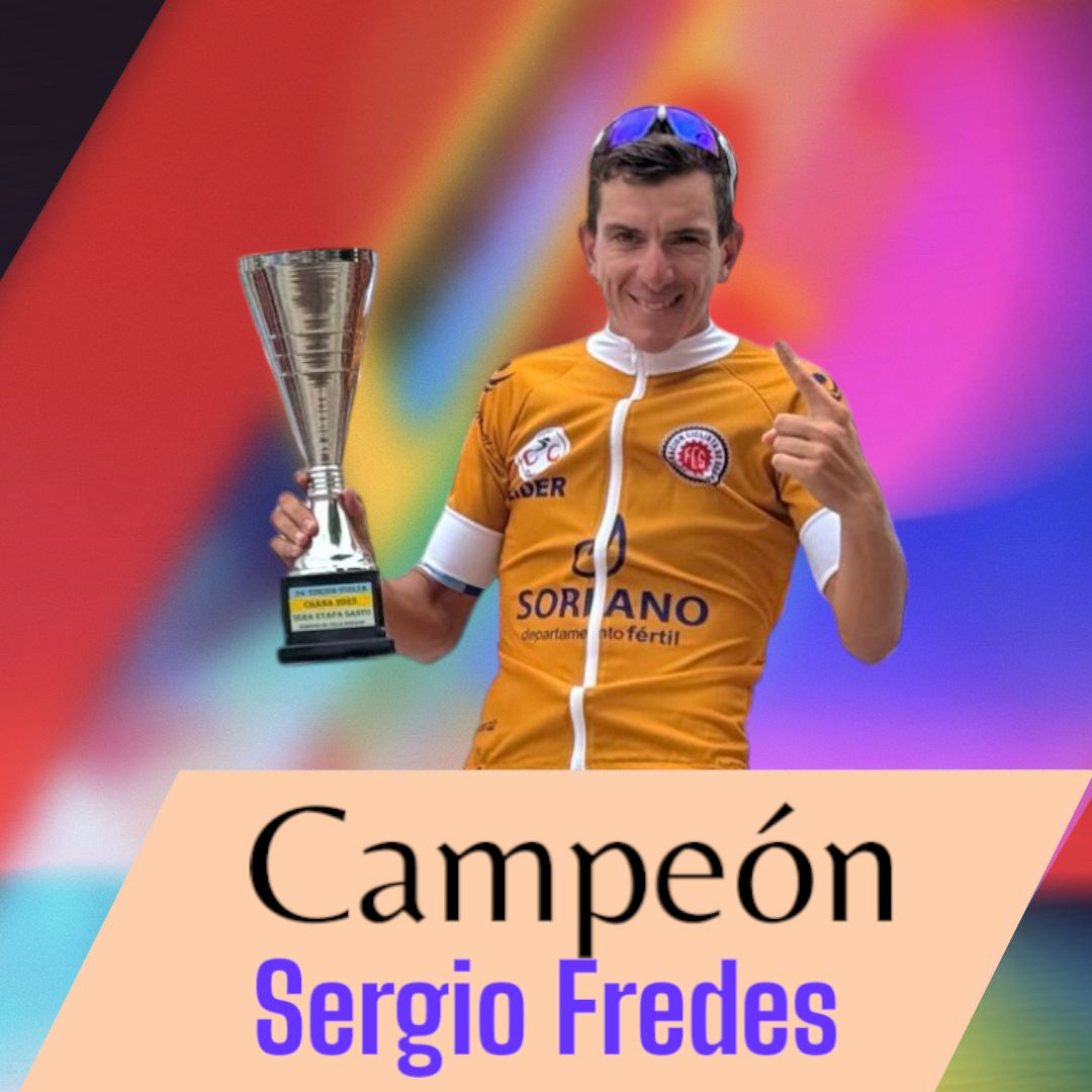 Sergio Fredes campeón de la Vuelta Ciclista del Chaná - Multimedio Digital